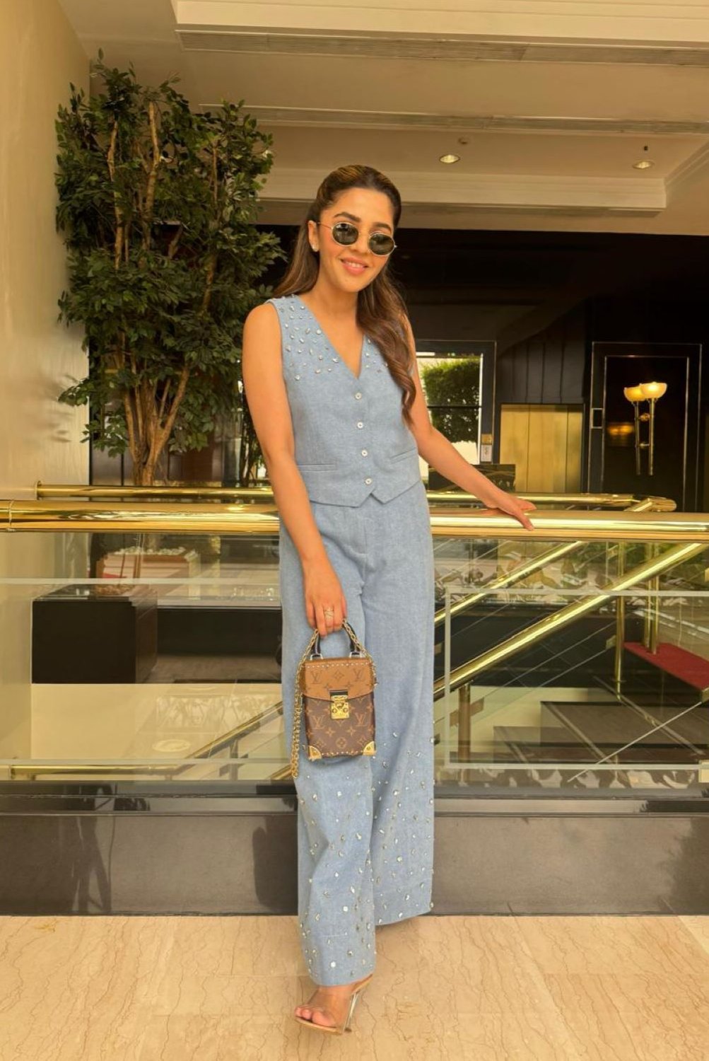 Stevie Embellished Denim Co-ord Set – Kay Kay